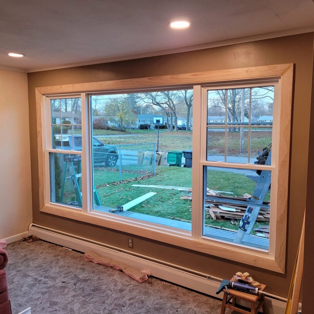 Triple Mulled Unit Installation - The Window Source of Rhode Island